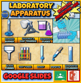 Science Laboratory Apparatus:|3rd-7th| Interactive Google Slides + Pow ...