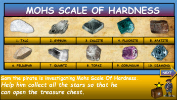 Mohs Mineral Hardness Scale: Google Slides + PPT Version+ Printable 2 ...